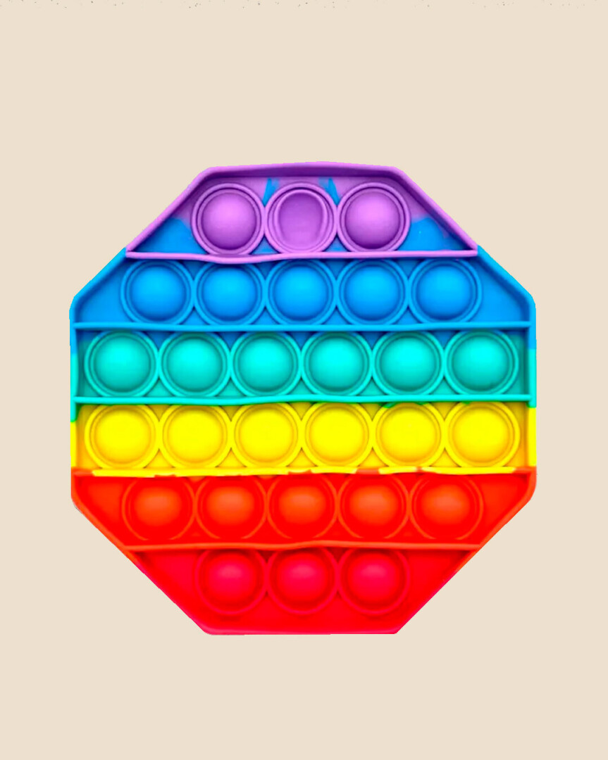 POP-IT MULTICOLOR OCTAGONAL C/U | SF Panda