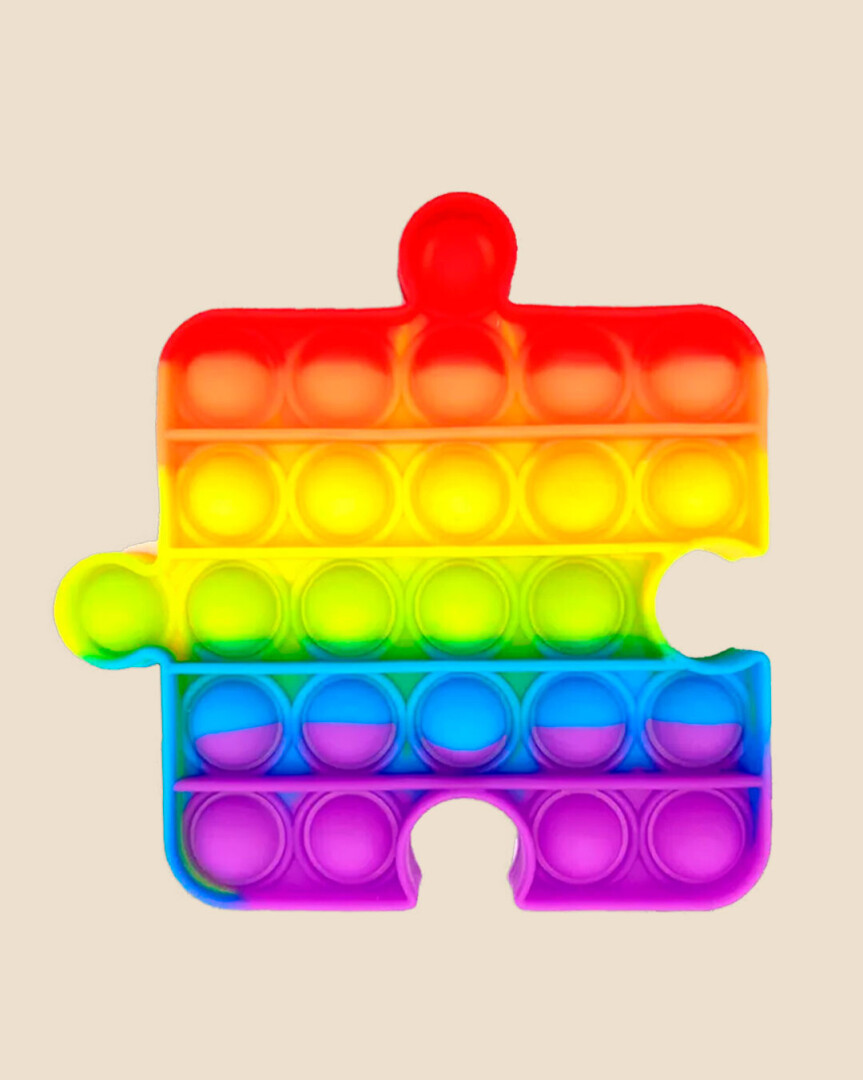 POP-IT MULTICOLOR ROMPECABEZA 12*12 C/U | SF Panda