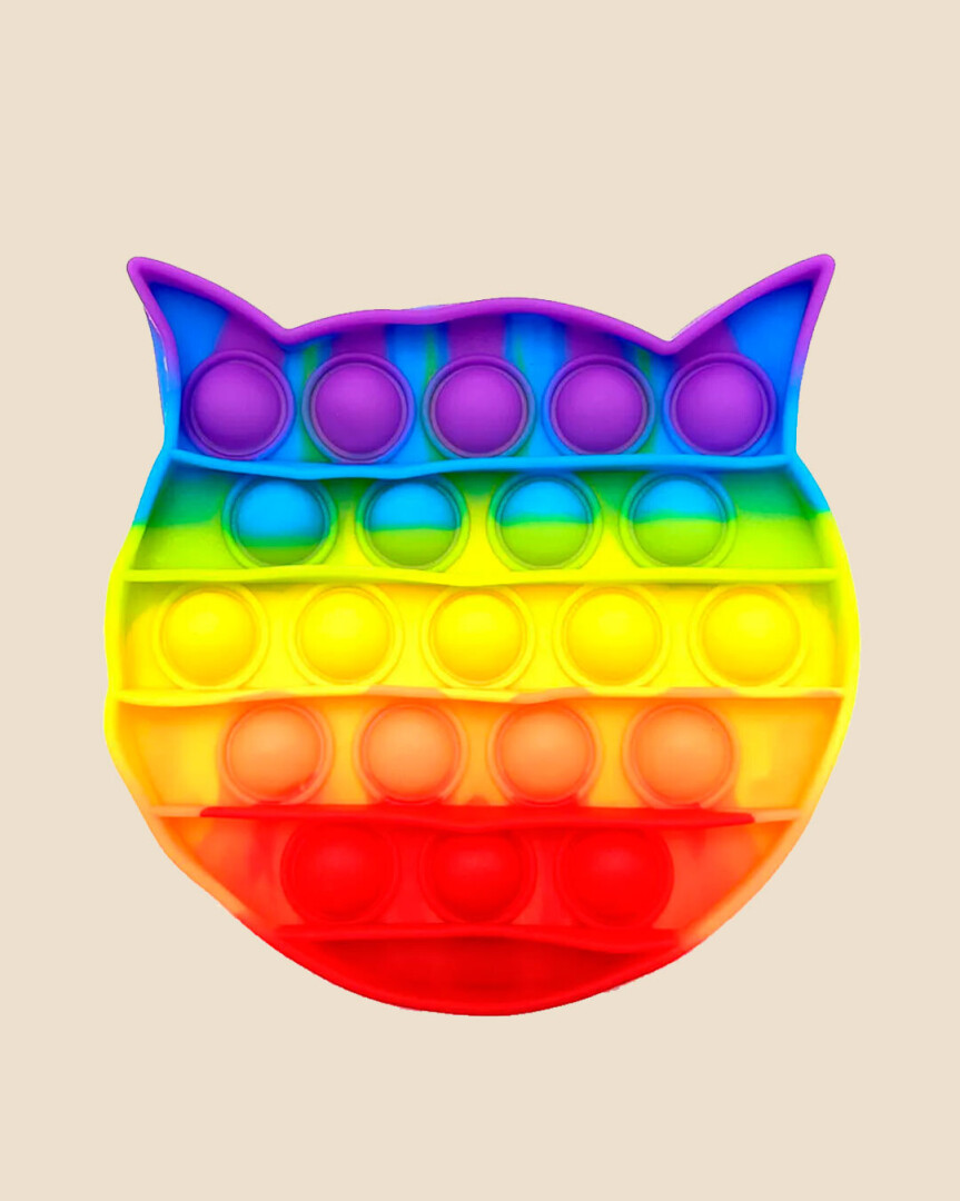 POP-IT MULTICOLOR GATO 12*12 C/U | SF Panda