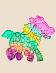 POP-IT MULTICOLOR UNICORNIO 21*16 C/U | SF Panda