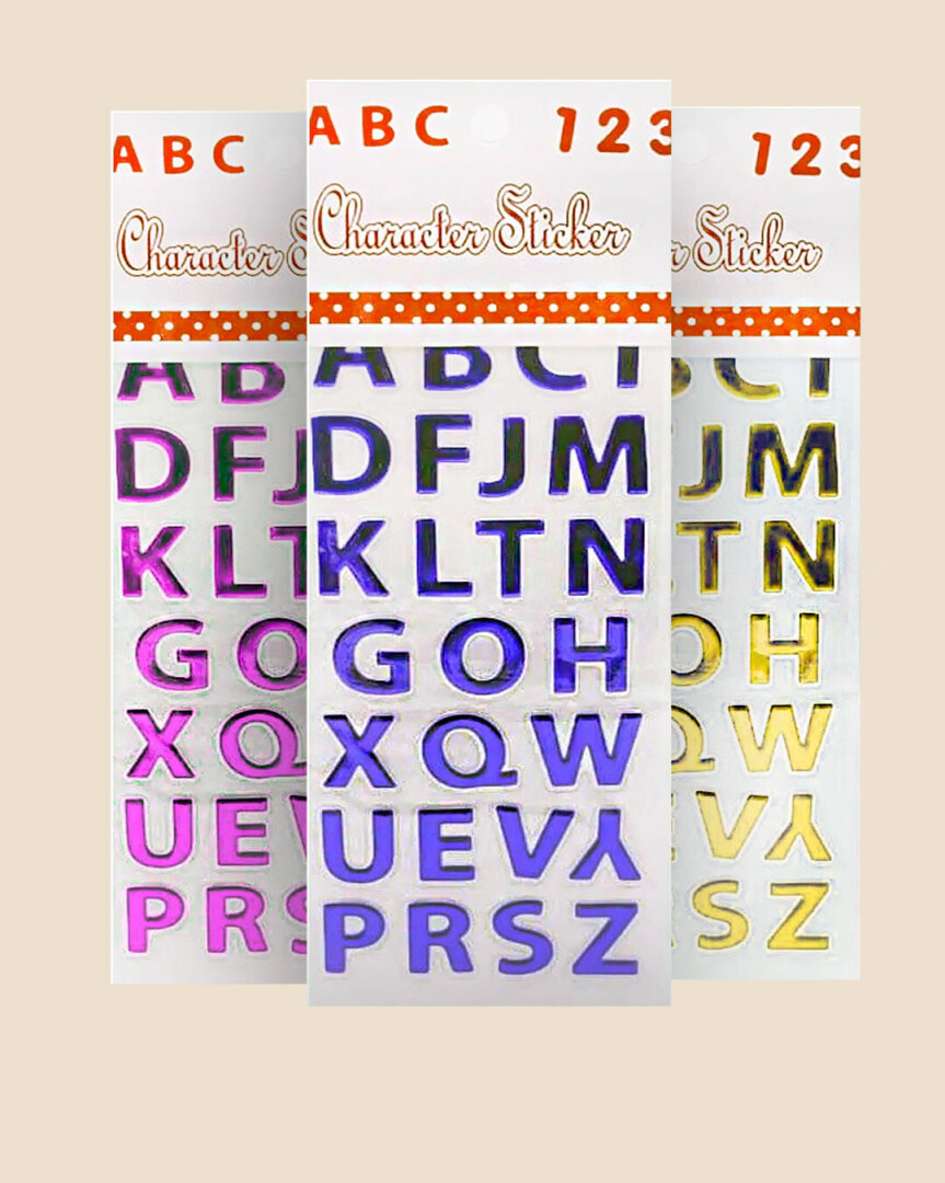 OFERTA - STICKER ABECEDARIO C/U | SF Panda
